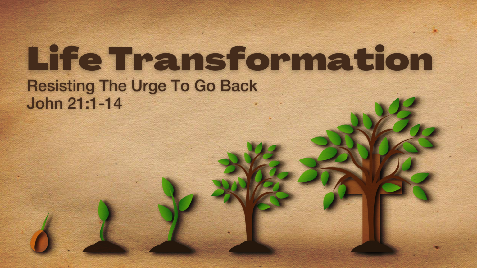 Life Transformation: Resisting The Urge To Go Back - El Camino Baptist ...
